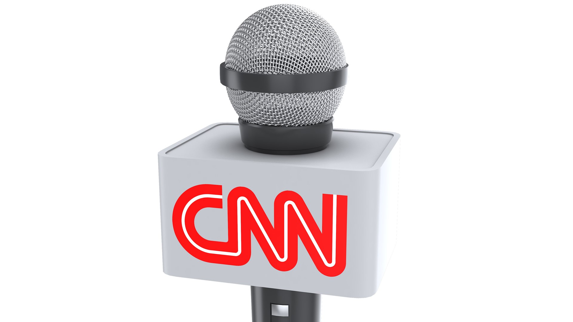 CNN Reporter Microphone 3D Model - TurboSquid 2270137
