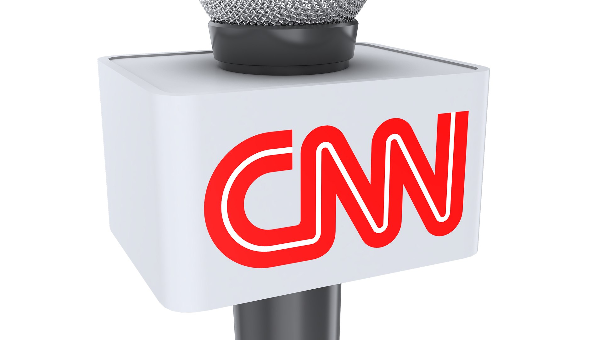 CNN Reporter Microphone 3D Model - TurboSquid 2270137