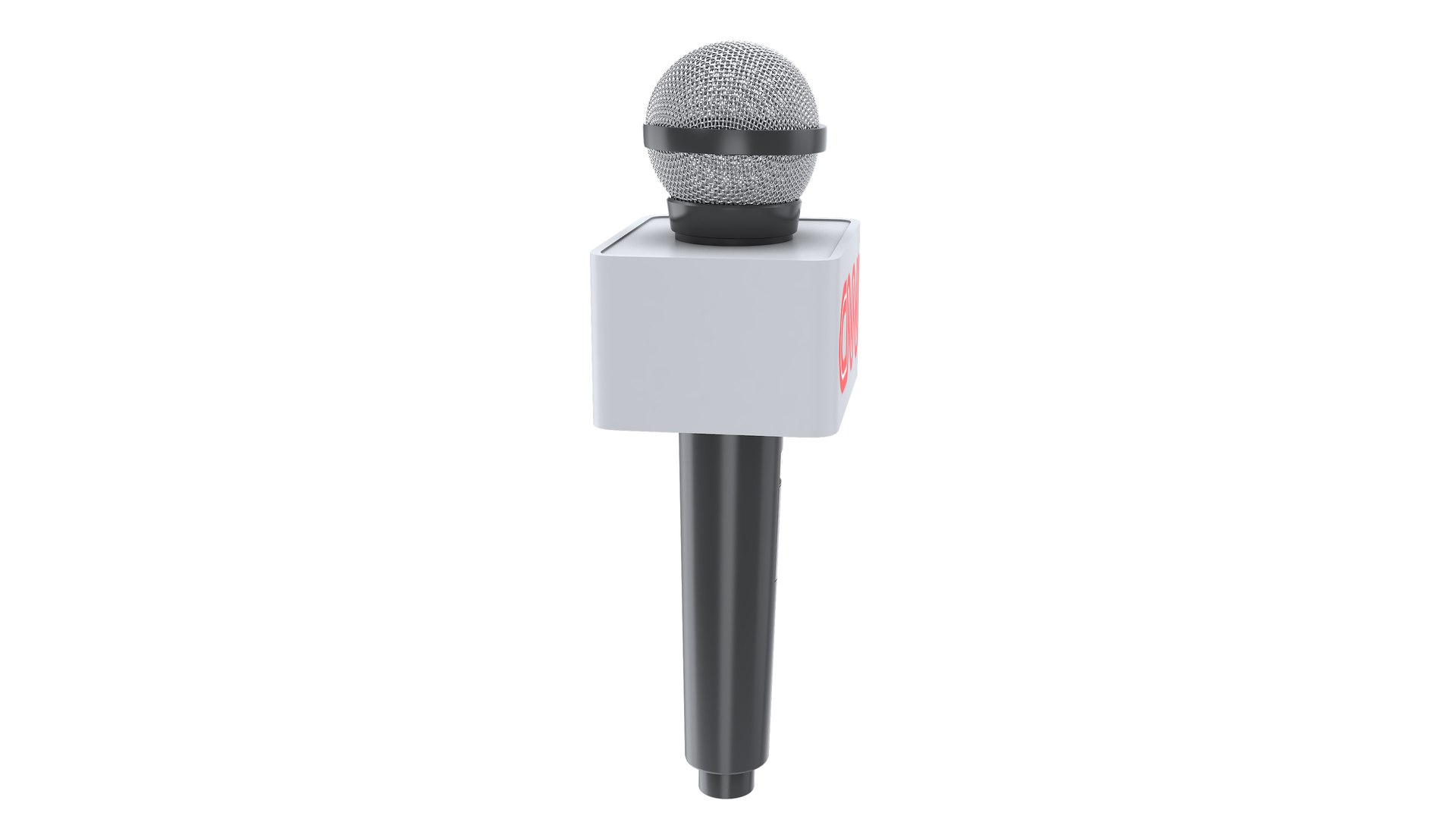 CNN Reporter Microphone 3D Model - TurboSquid 2270137