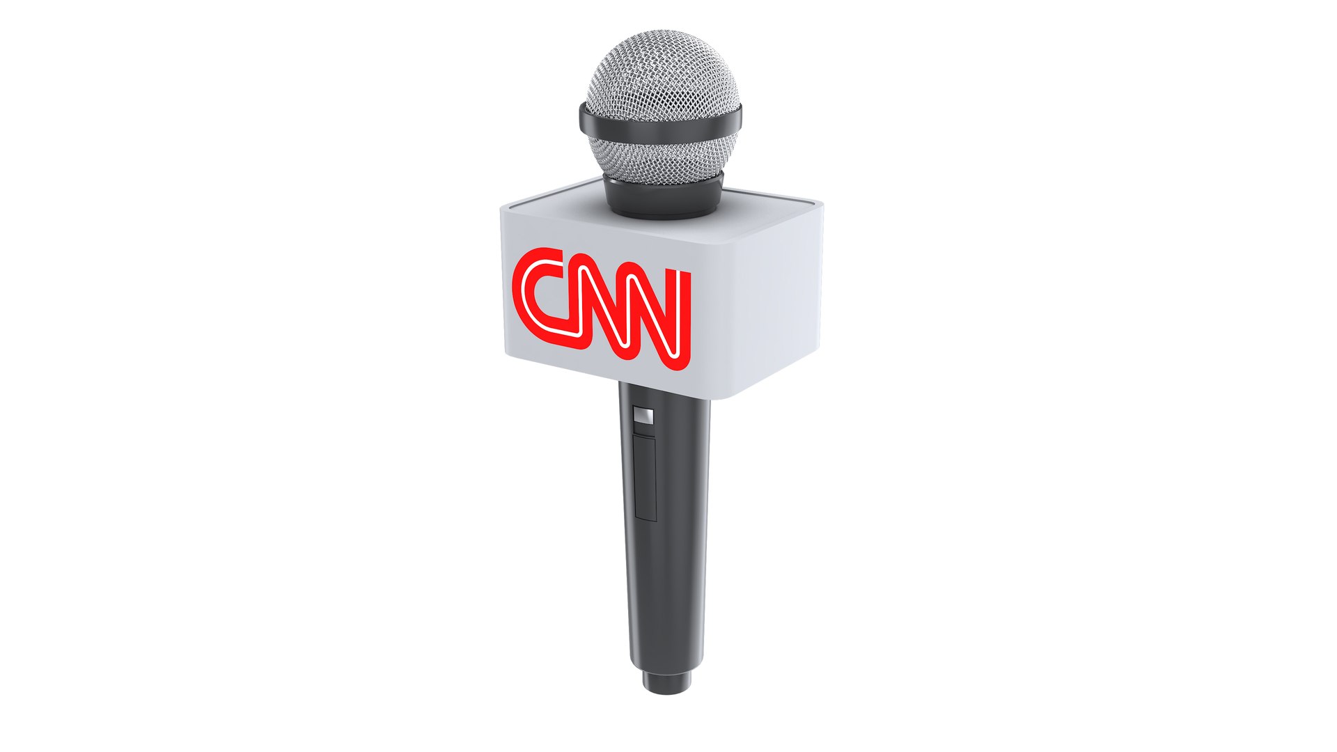 CNN Reporter Microphone 3D Model - TurboSquid 2270137