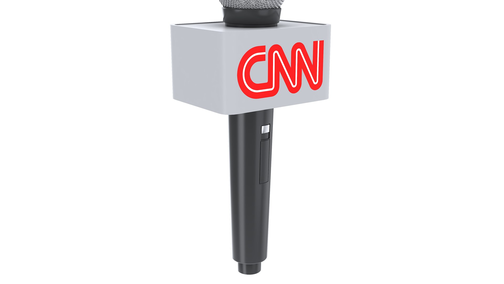 CNN Reporter Microphone 3D Model - TurboSquid 2270137