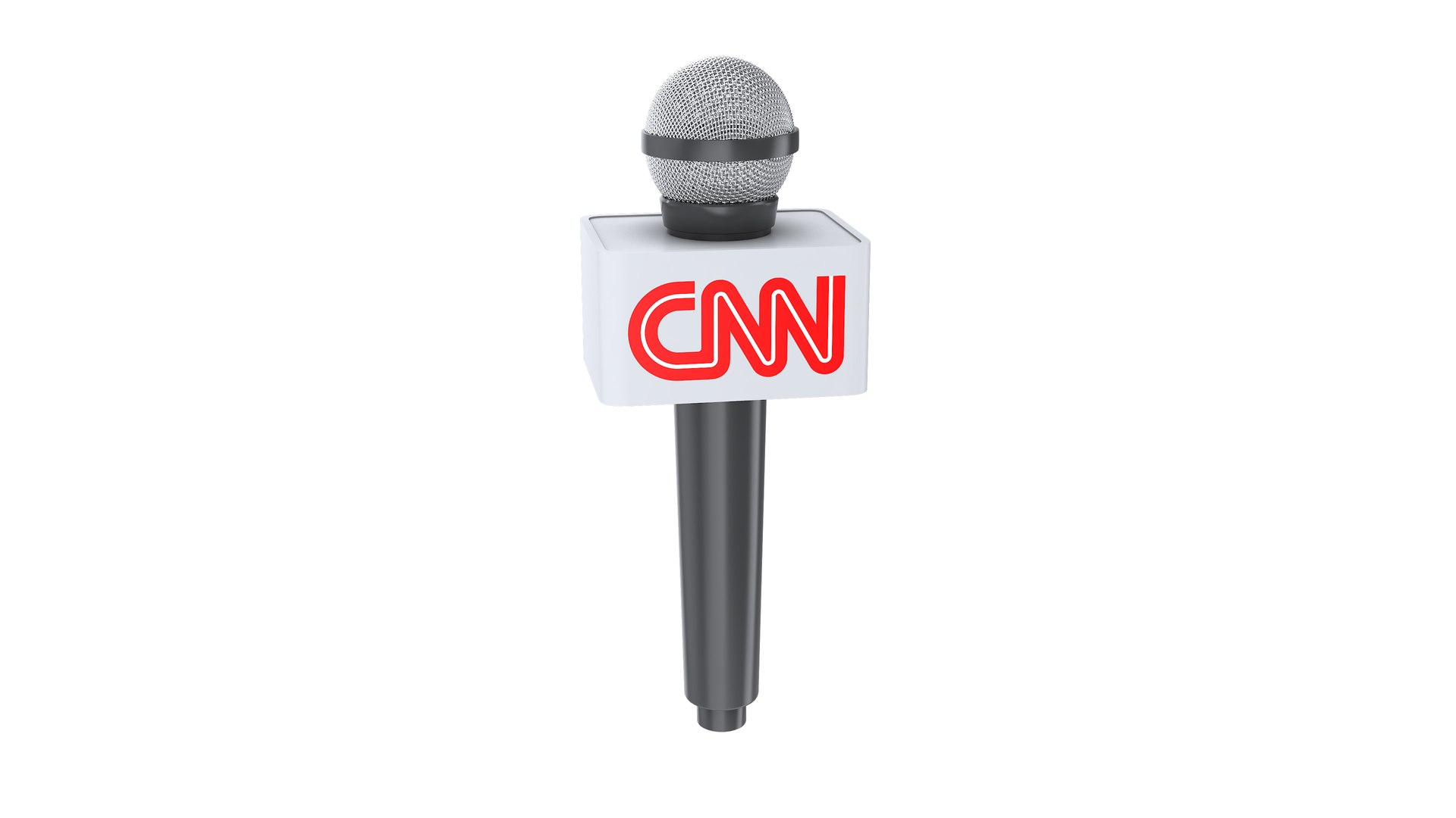 CNN Reporter Microphone 3D Model - TurboSquid 2270137