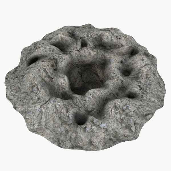realistic hole 02 gray 3ds