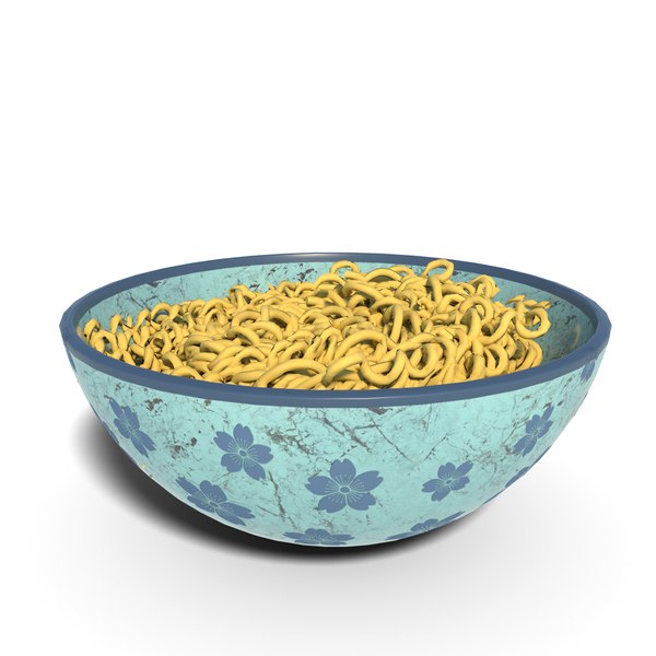 modelo 3d Noodles With Bowl - TurboSquid 2092432