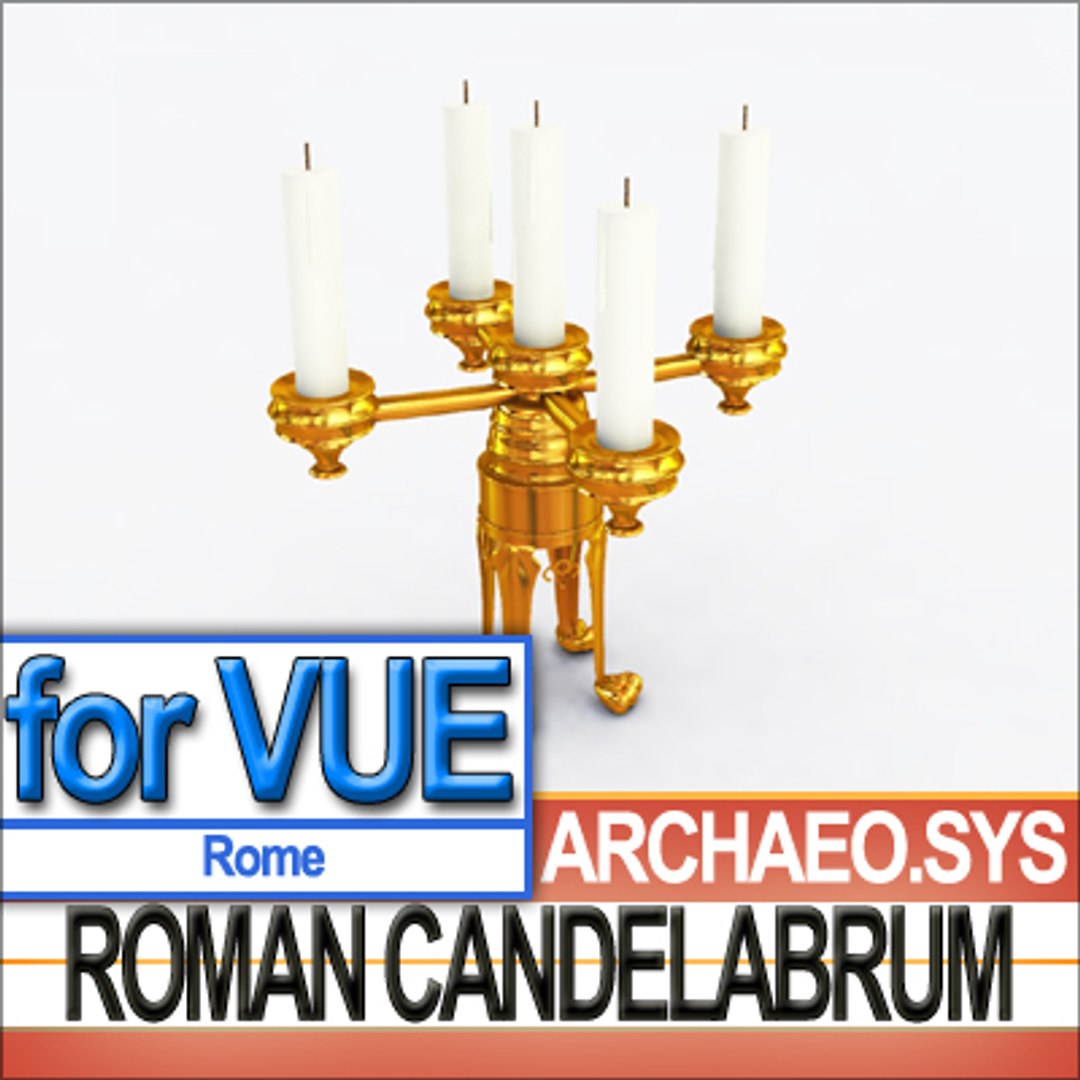 3d Ancient Roman Candelabrum Model