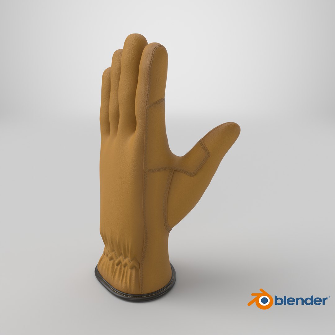 3D Work Gloves - TurboSquid 2394649