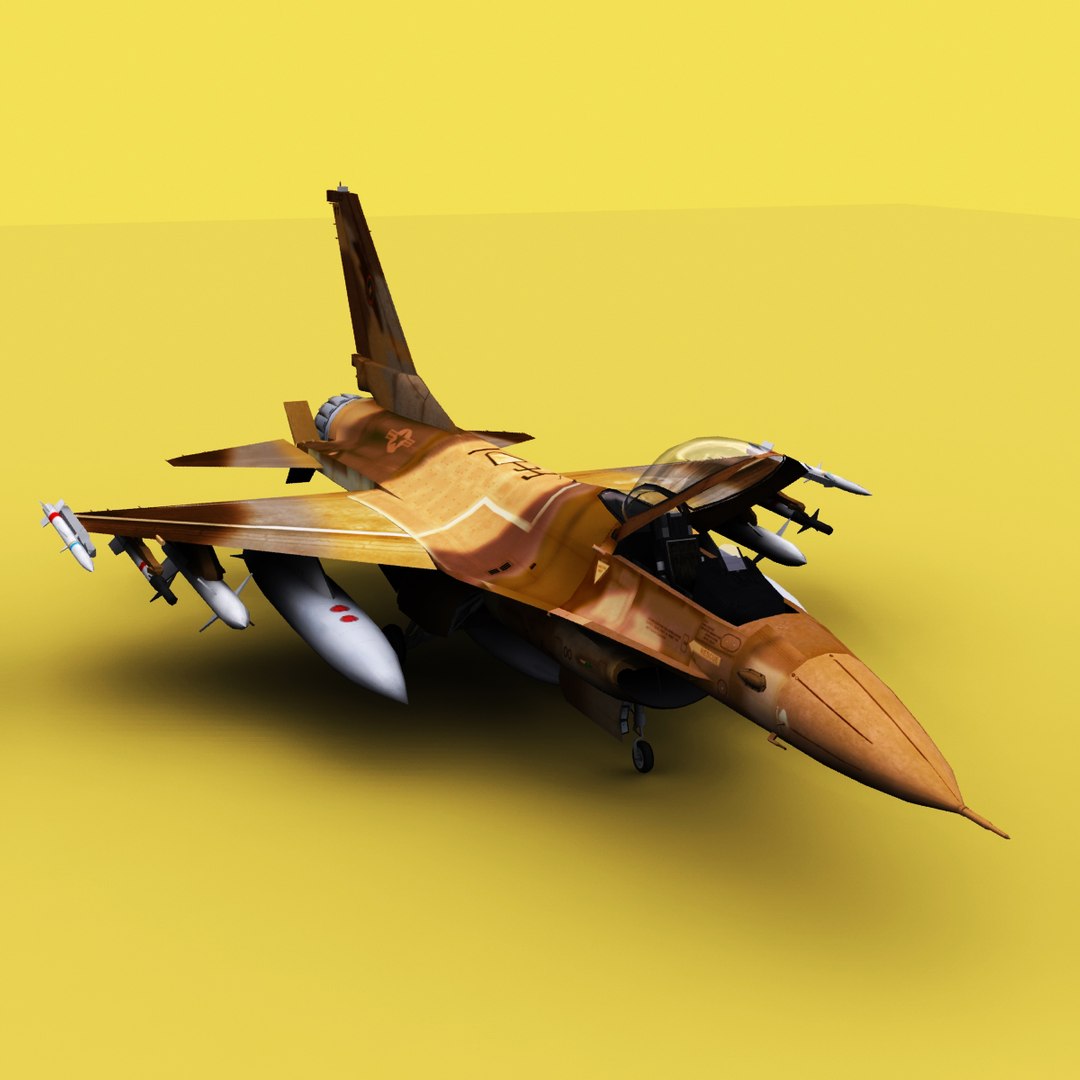 Navy F-16 3D Model - TurboSquid 1386595