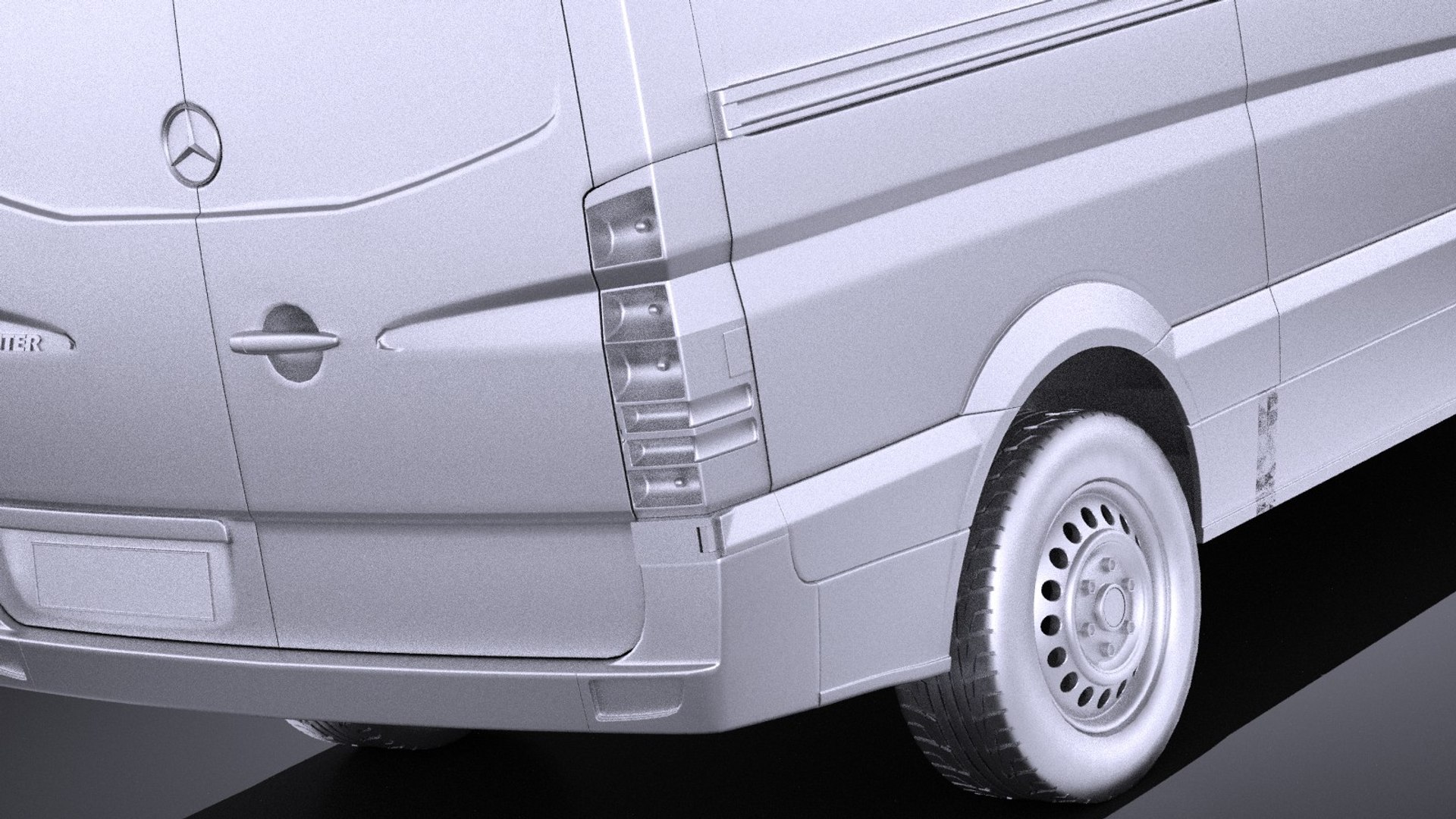 Mercedes Sprinter Ii 3d Model