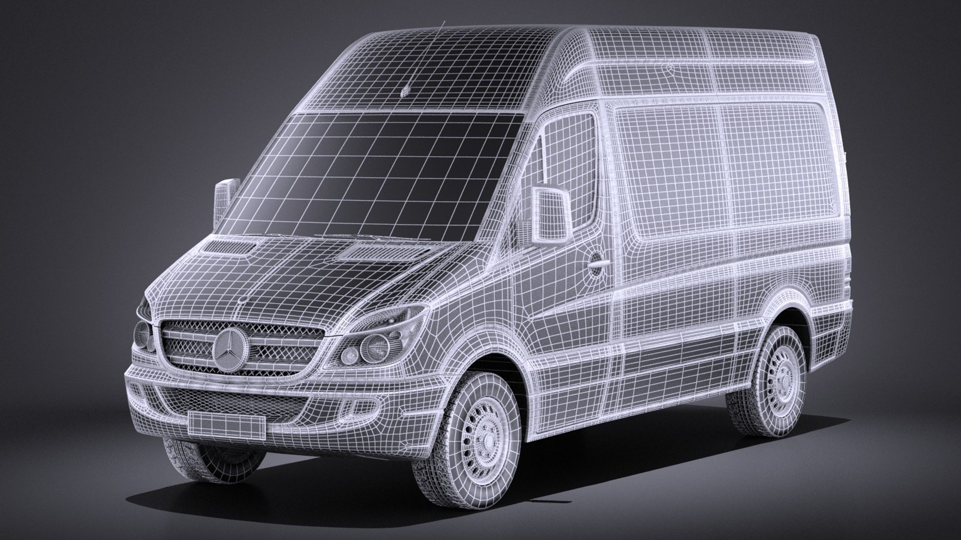 Mercedes Sprinter Ii 3d Model