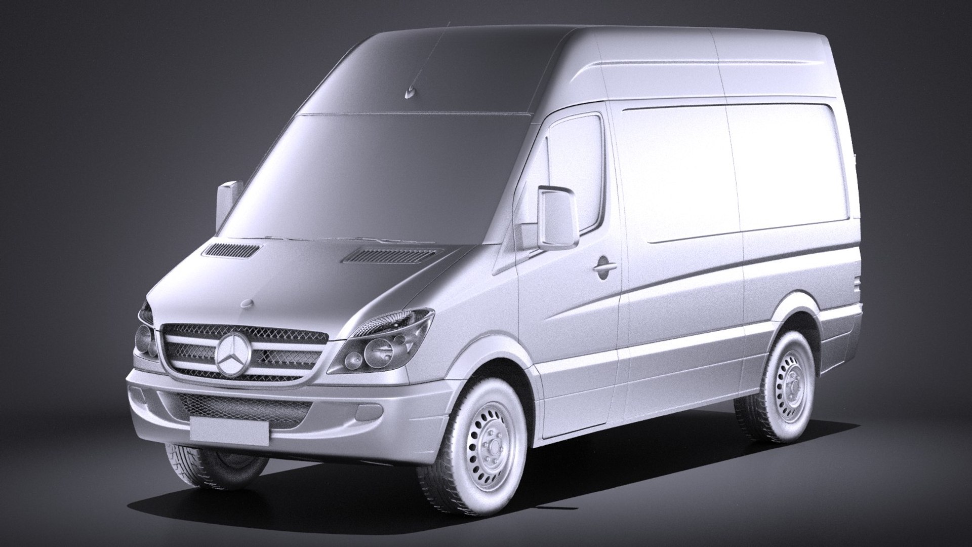 Mercedes Sprinter Ii 3d Model