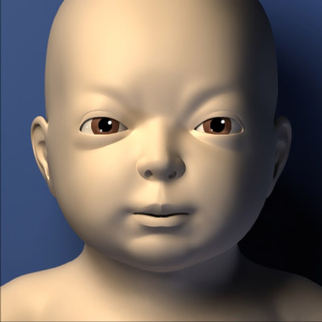 3d Baby Human Model