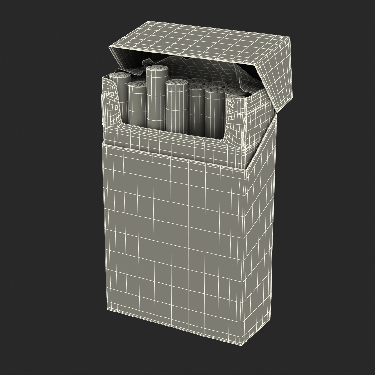 modelo 3d Paquete de cigarrillos abiertos Marlboro - TurboSquid 1026571