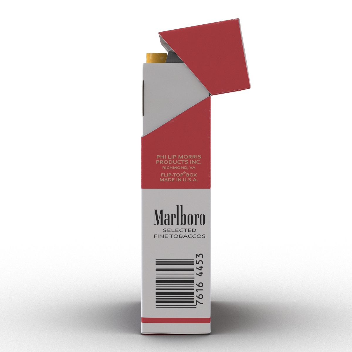 modelo 3d Paquete de cigarrillos abiertos Marlboro - TurboSquid 1026571