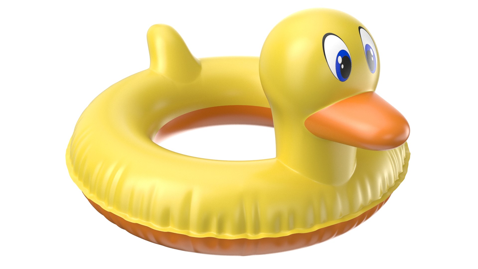 3D Detailed Duck Pool Ring - TurboSquid 2246224