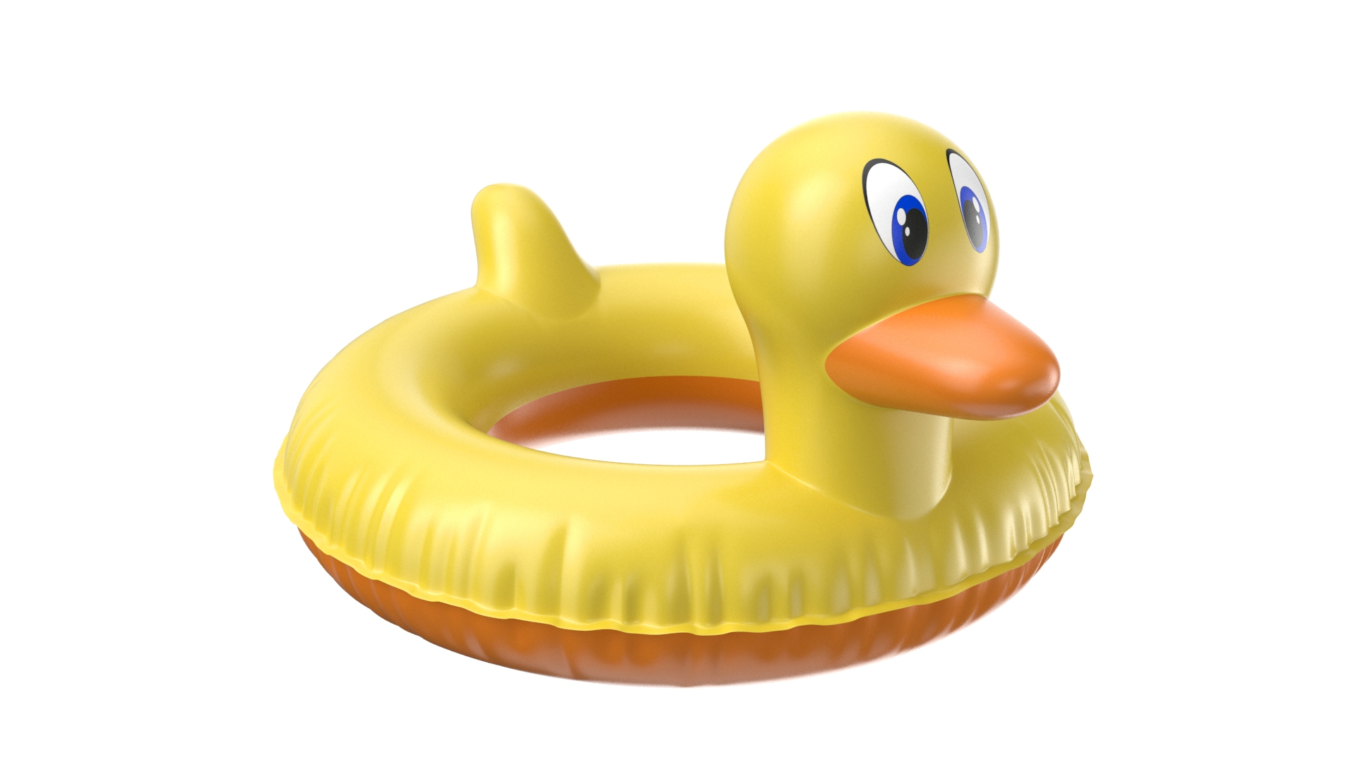 3D Detailed Duck Pool Ring - TurboSquid 2246224