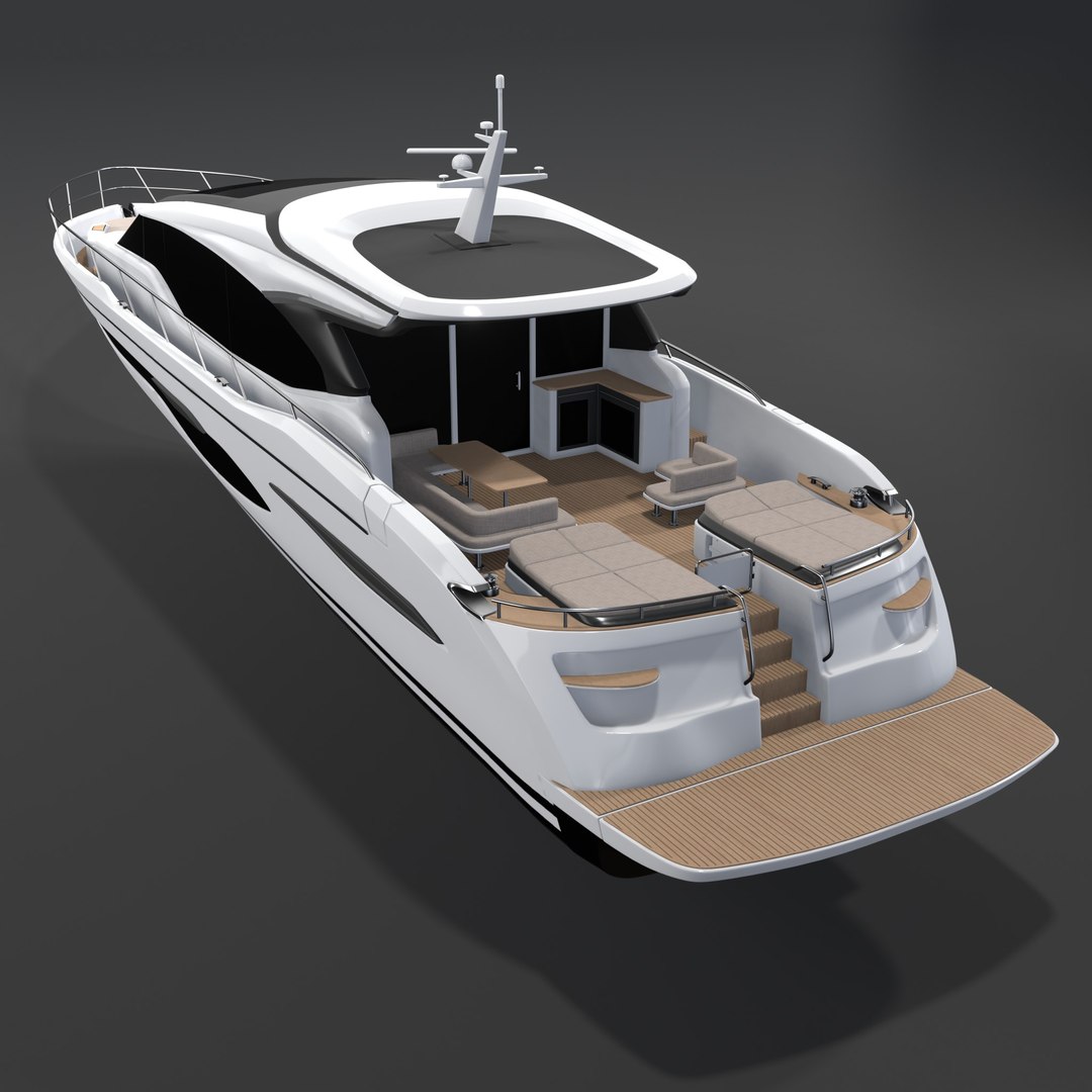 Princess V78 Luxury Motor Yacht - V Class model 3D 3D model ...