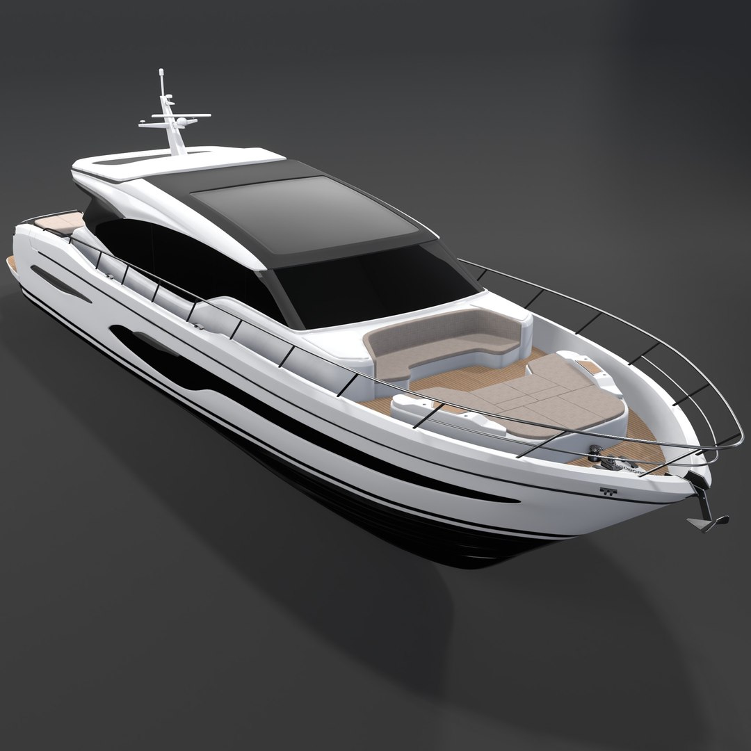Princess V78 Luxury Motor Yacht - V Class model 3D 3D model ...
