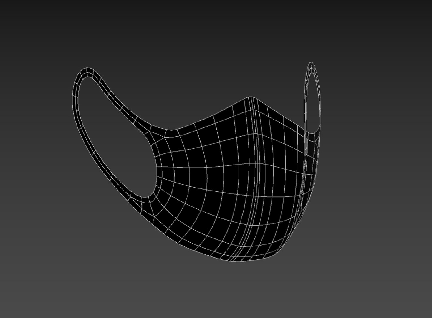 Black Surgical Mask 3D Model - TurboSquid 1523897