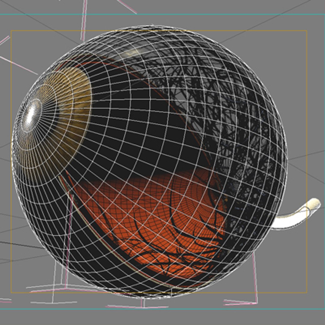 Eye Stylized Layer 3d Model