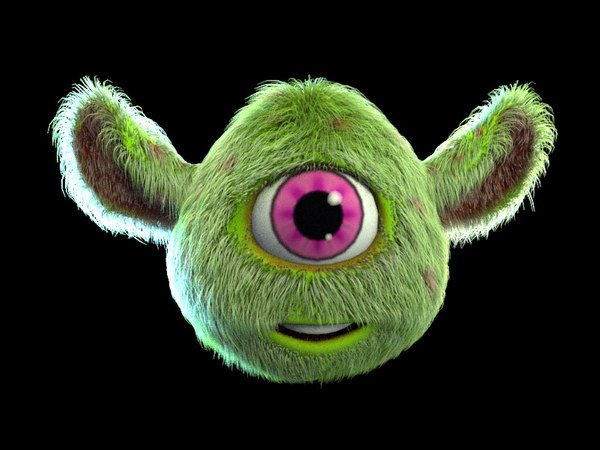 Cartoon little alien 3D model - TurboSquid 1958450