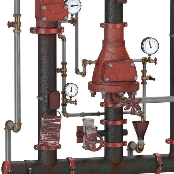 3D industrial pipes - TurboSquid 1169047