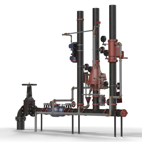 3D industrial pipes - TurboSquid 1169047