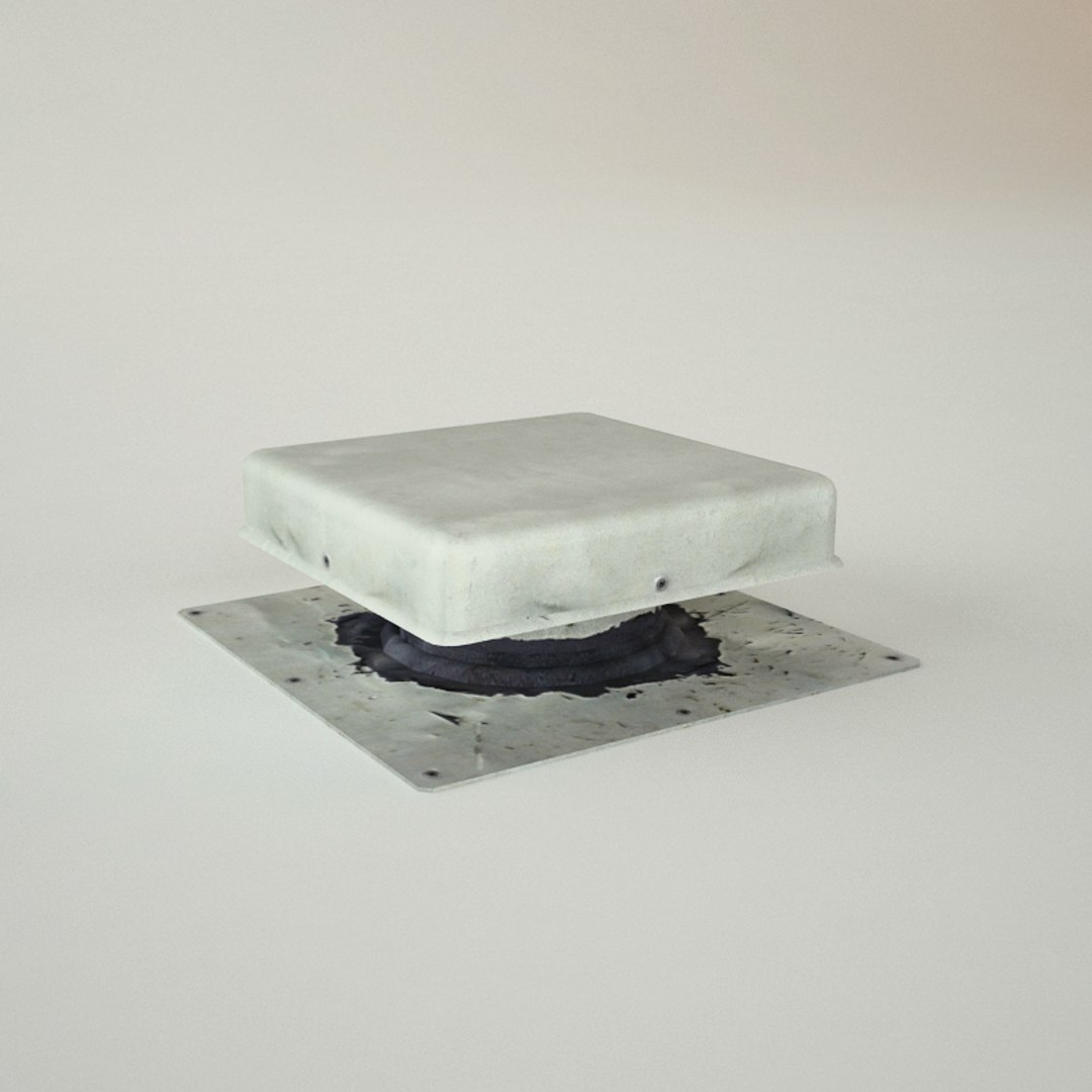 Pack Rooftop Vents 3d Model
