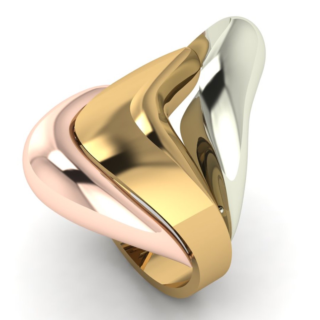 3D 3 pieces ring model - TurboSquid 1344243