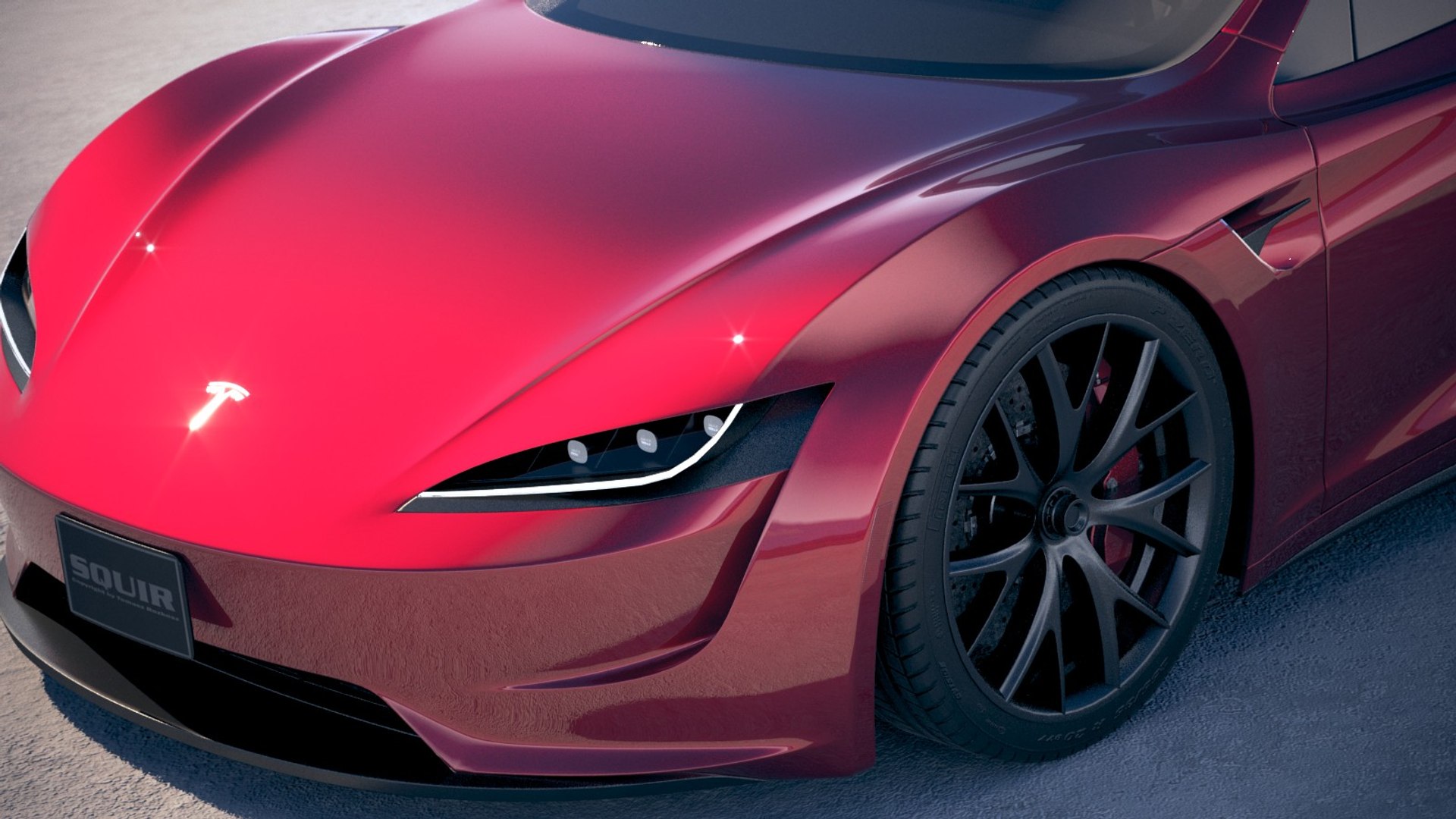 3D Tesla Roadster 2020 - TurboSquid 1237414