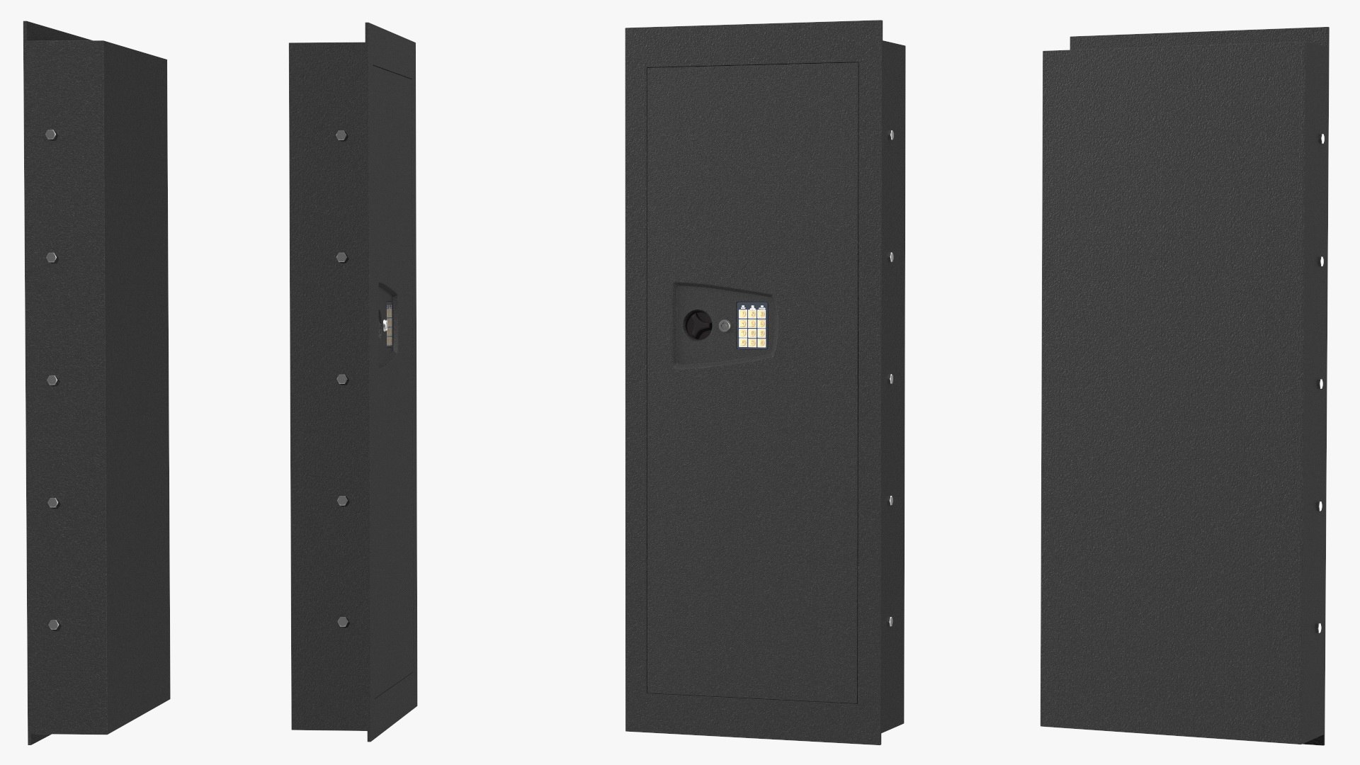 Wall Built In Gun Safe 3D Model - TurboSquid 1848531