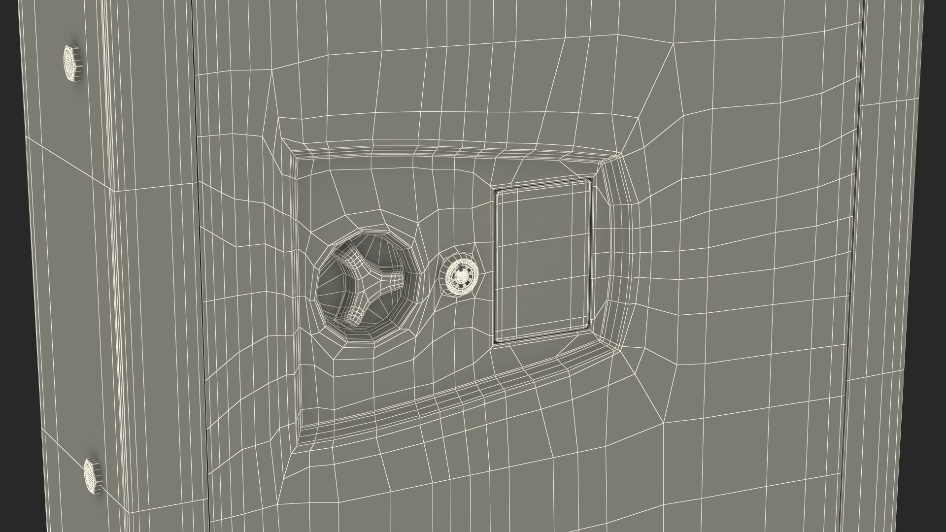 Wall Built In Gun Safe 3D Model - TurboSquid 1848531