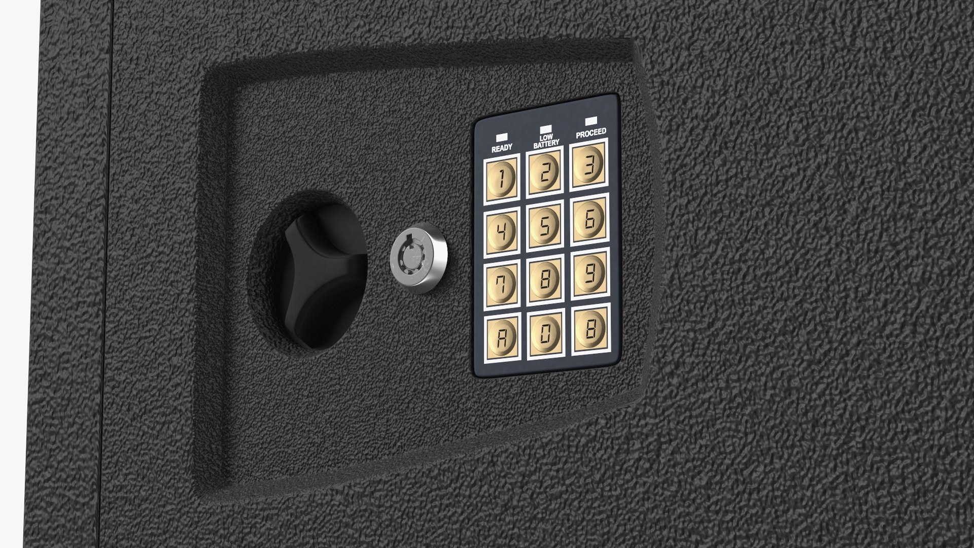Wall Built In Gun Safe 3D Model - TurboSquid 1848531