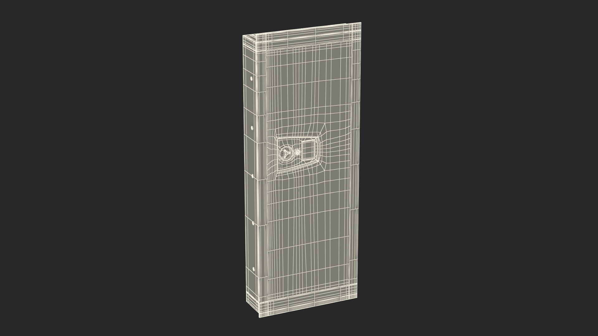 Wall Built In Gun Safe 3D Model - TurboSquid 1848531