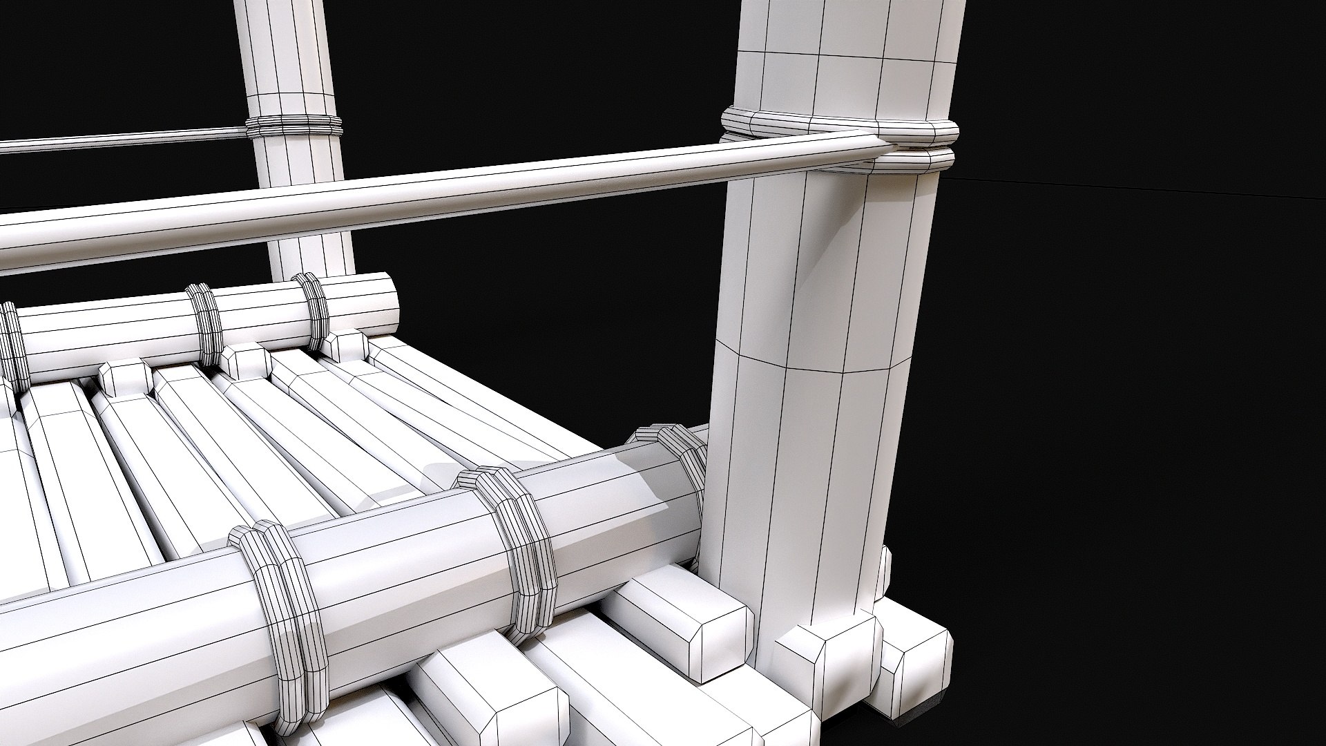 3D Modular Viking Bridge 1 Model - TurboSquid 2358055
