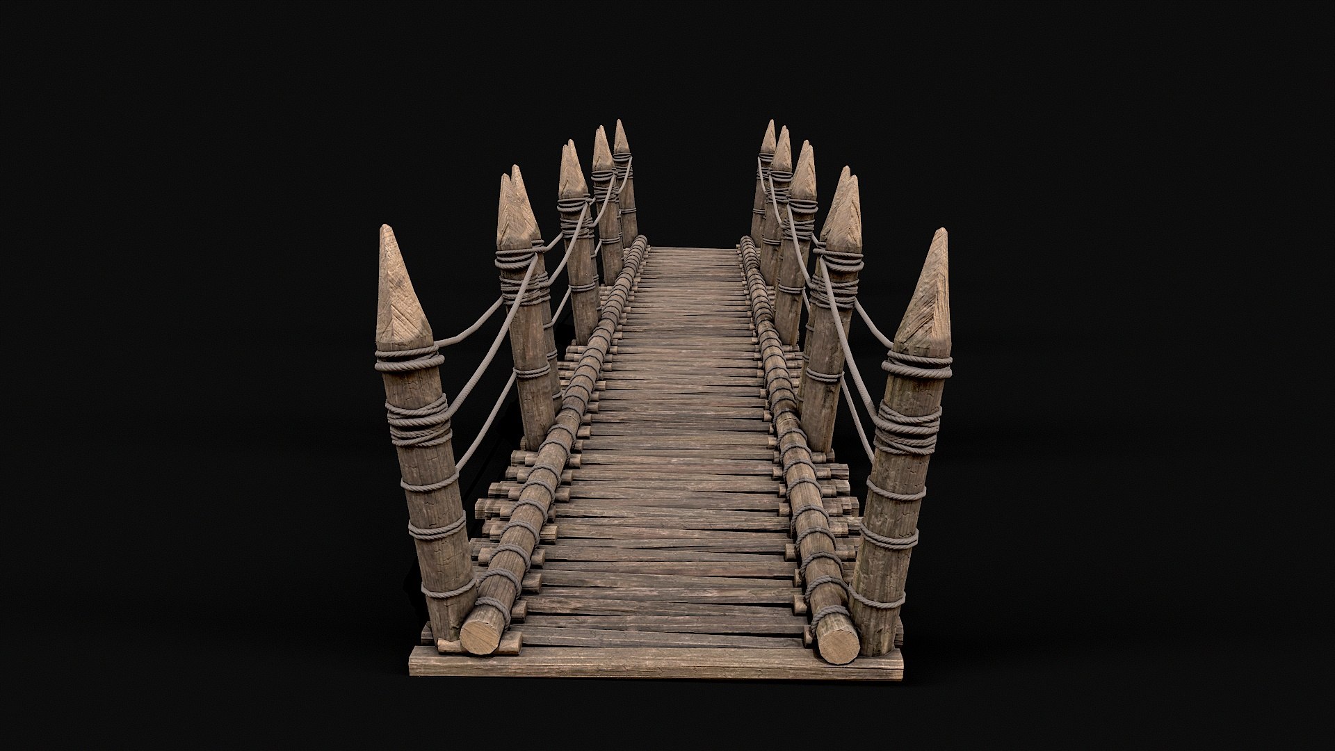 3D Modular Viking Bridge 1 Model - TurboSquid 2358055