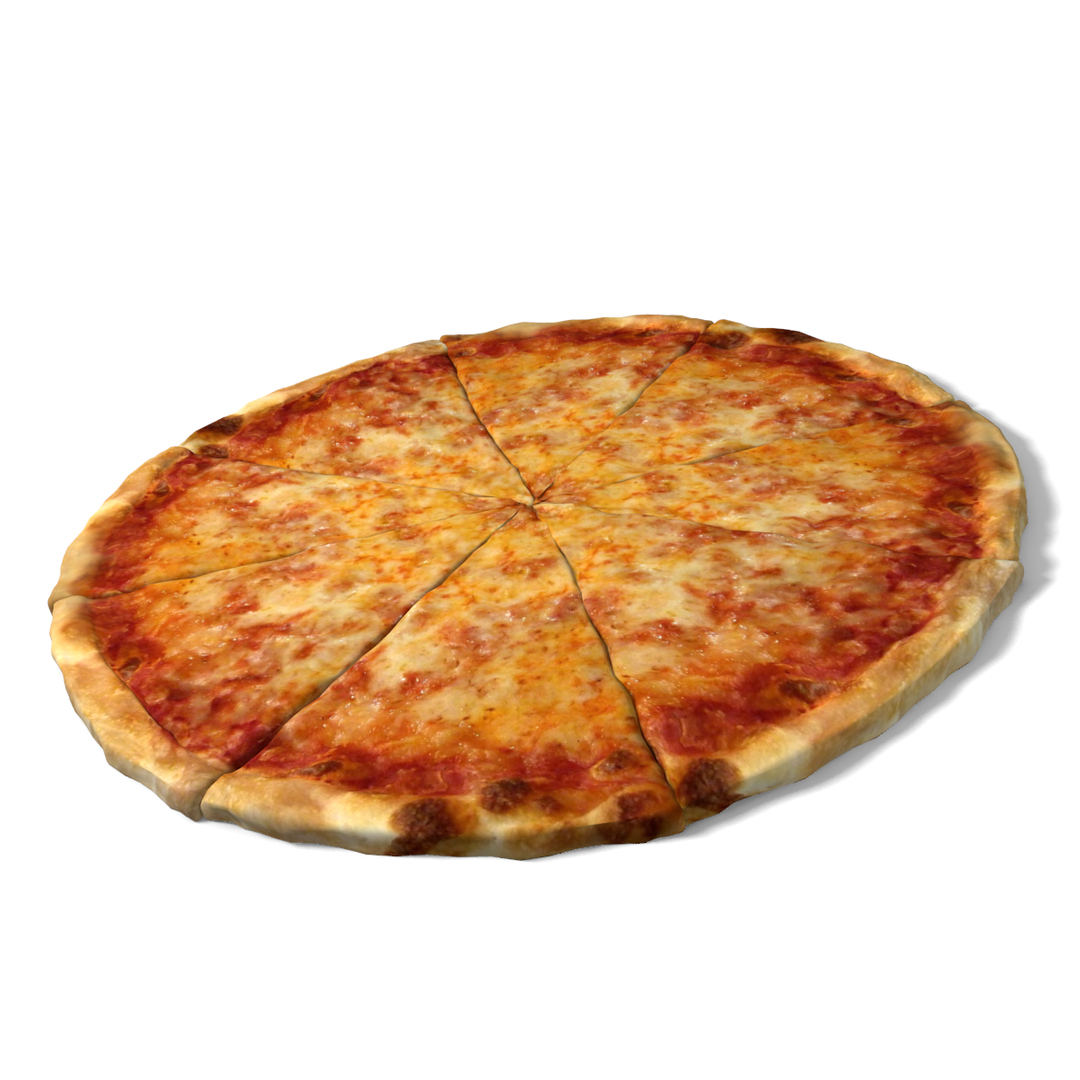 3d Model Cheese Pizza
