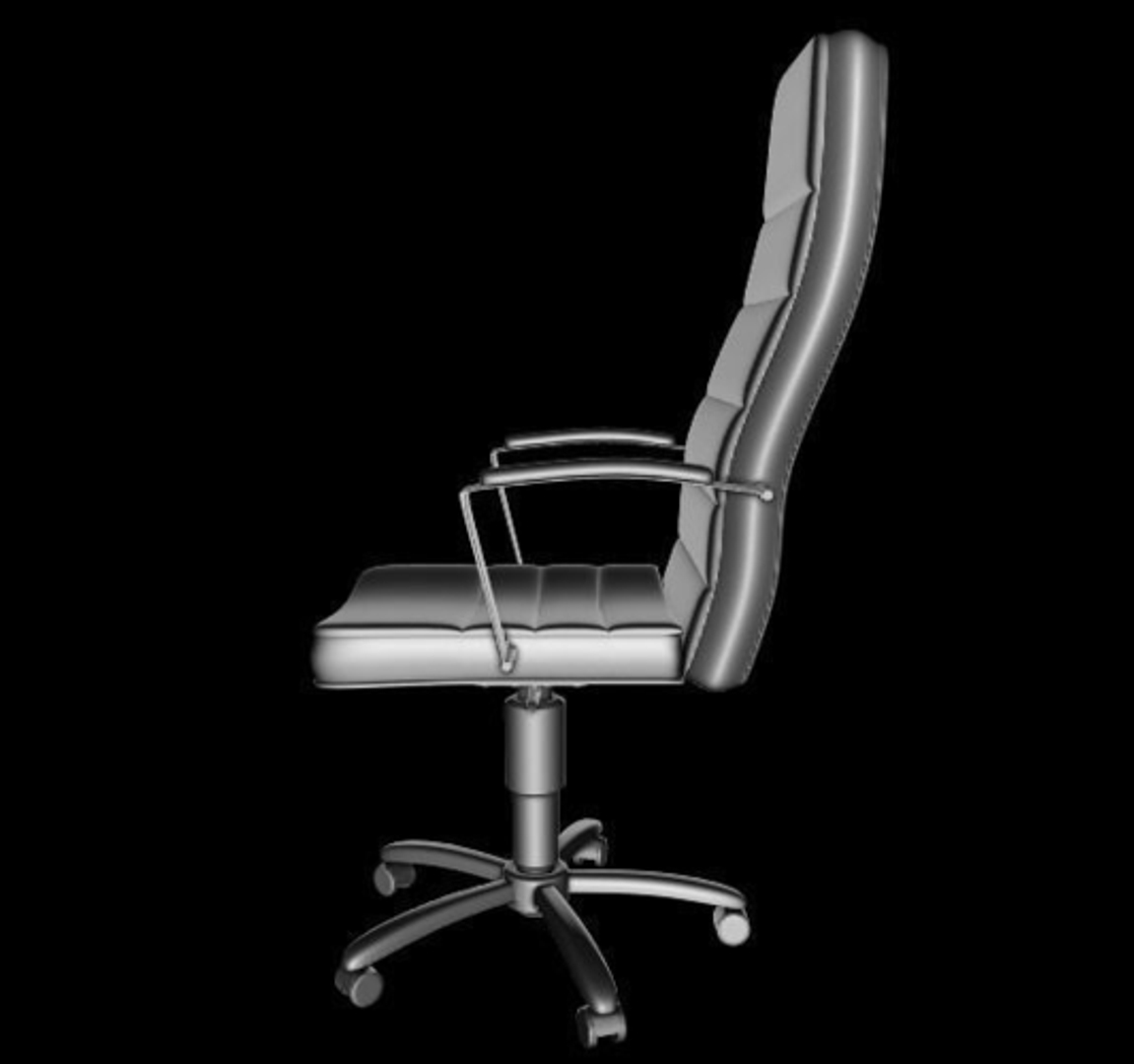 free office chair 3d model