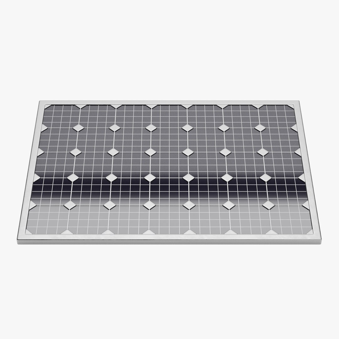 Solar Panel Plate 1 3D - TurboSquid 1735566