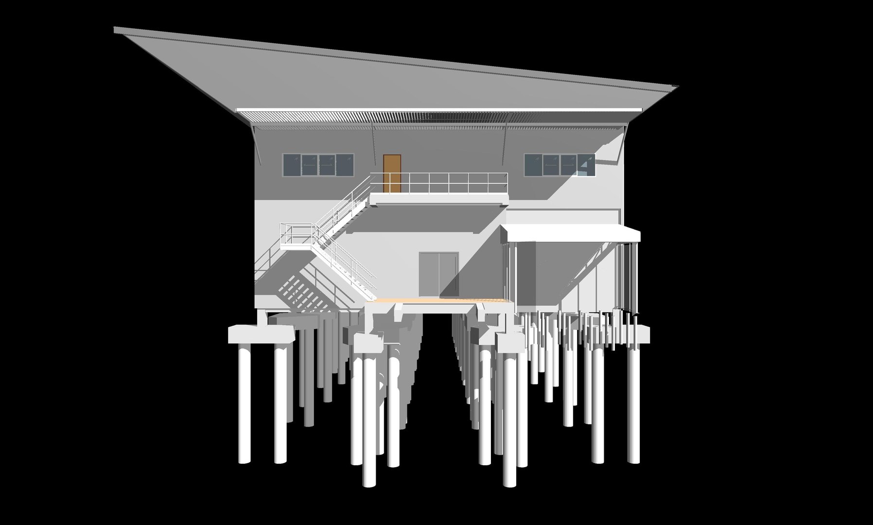 Laboratory Building In REVIT 24R05 3D - TurboSquid 2297348