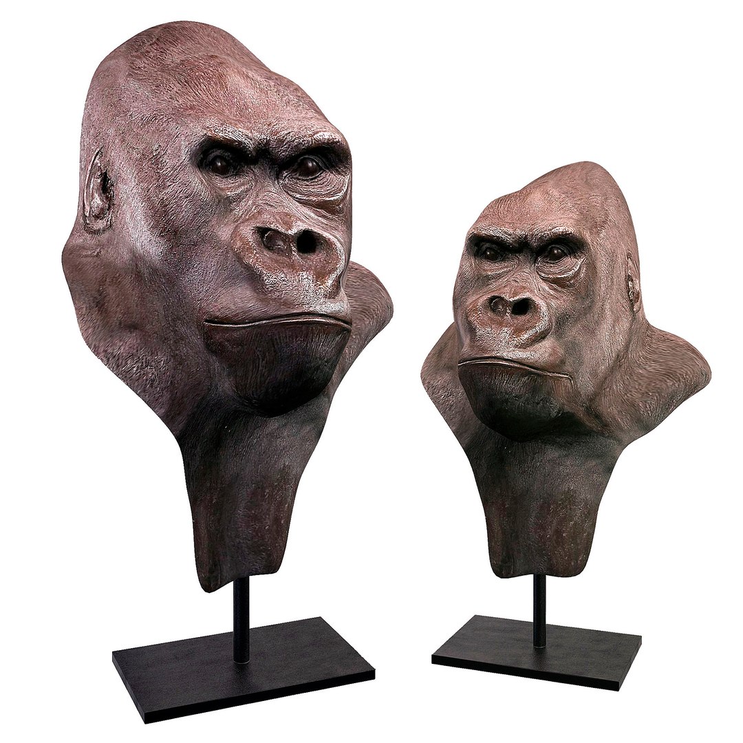 Gorilla head resin 3D model - TurboSquid 1379259