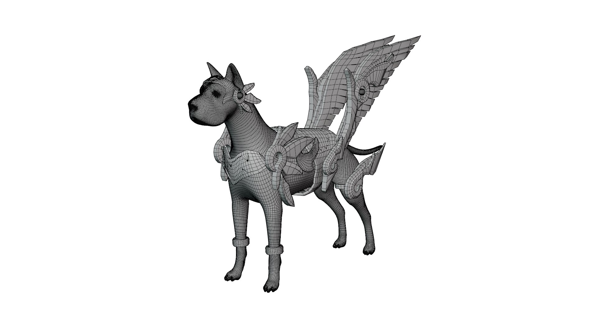 Dog Fantasy 3D model - TurboSquid 2153001