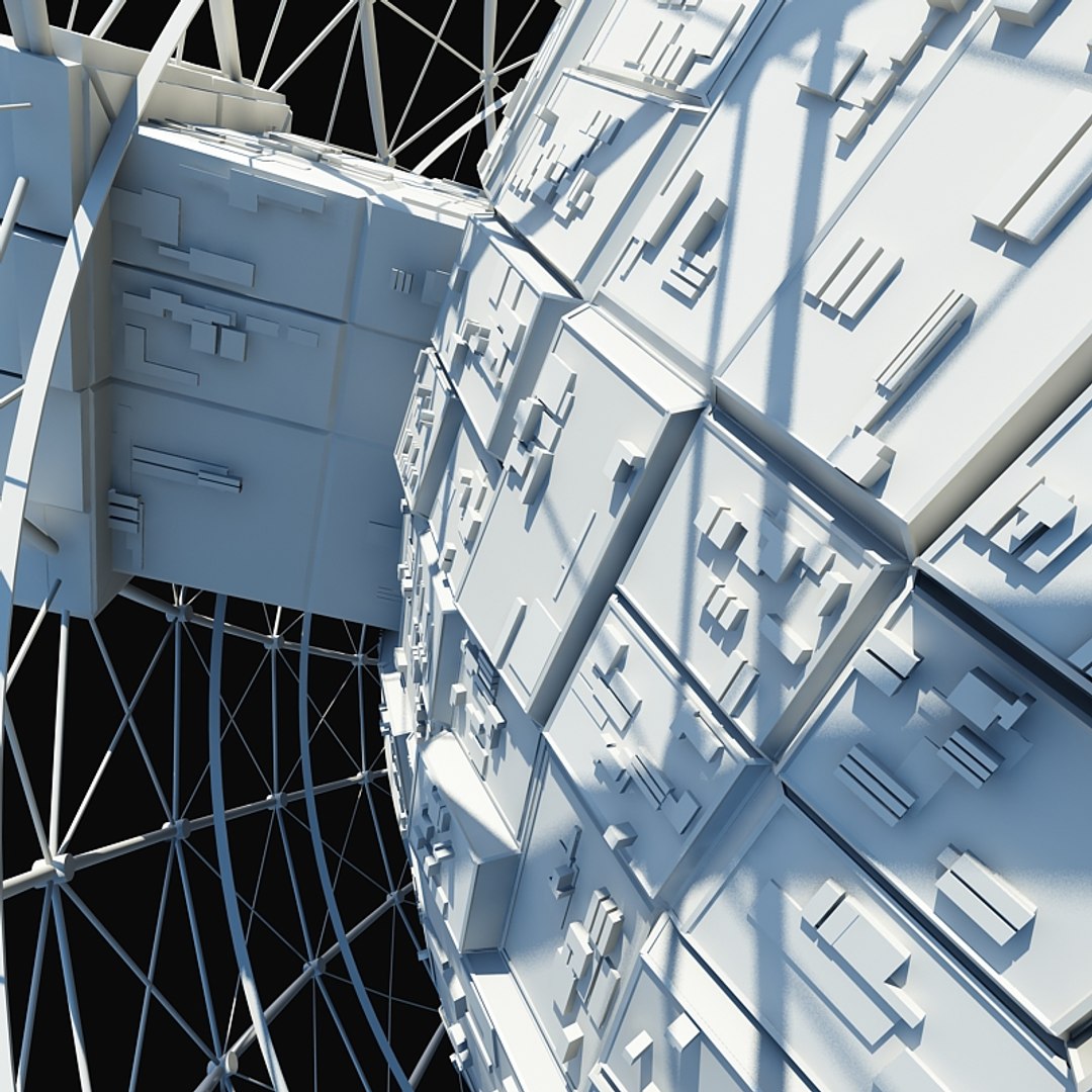 3d Space Station Model