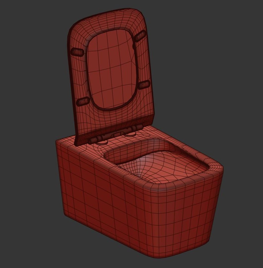 3D toilet bowl model - TurboSquid 1700374