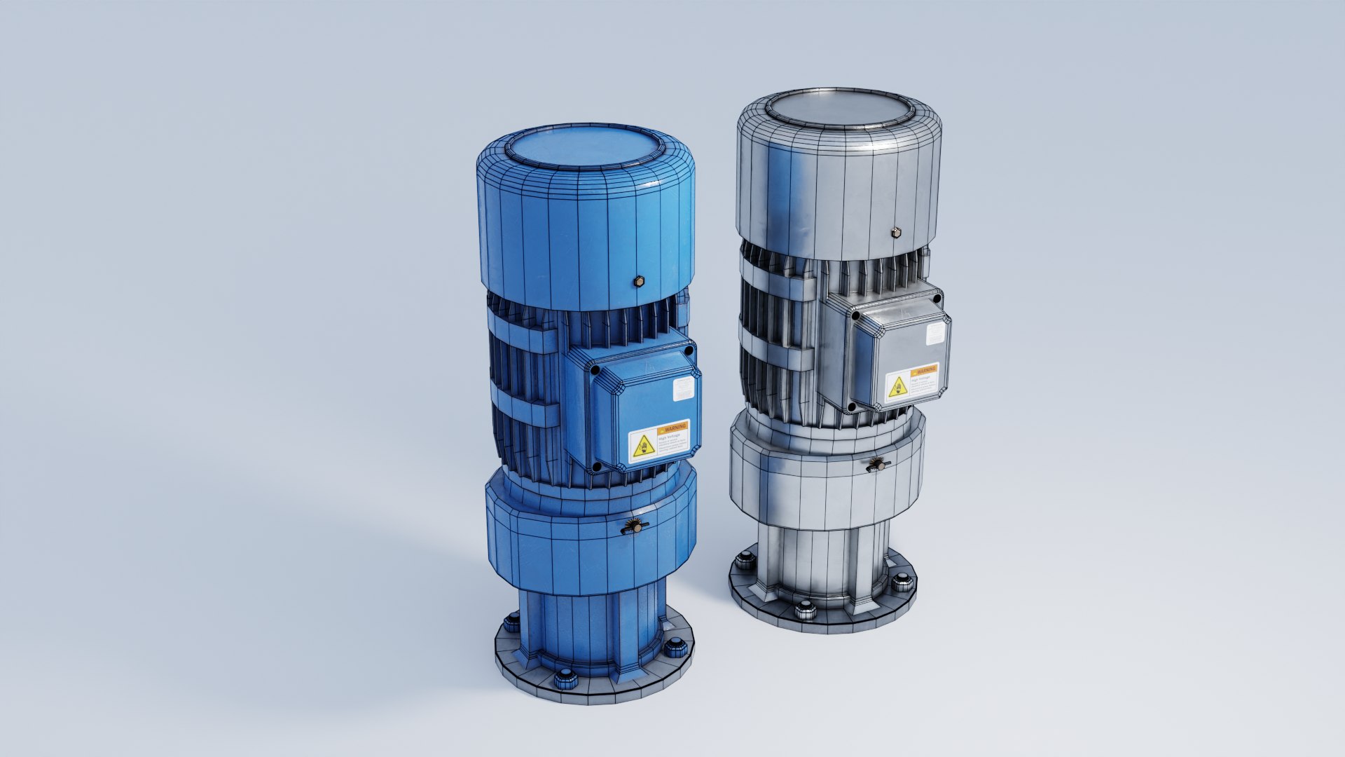 Industrial Motor 4K And 2K Textures 3D Model - TurboSquid 2078356