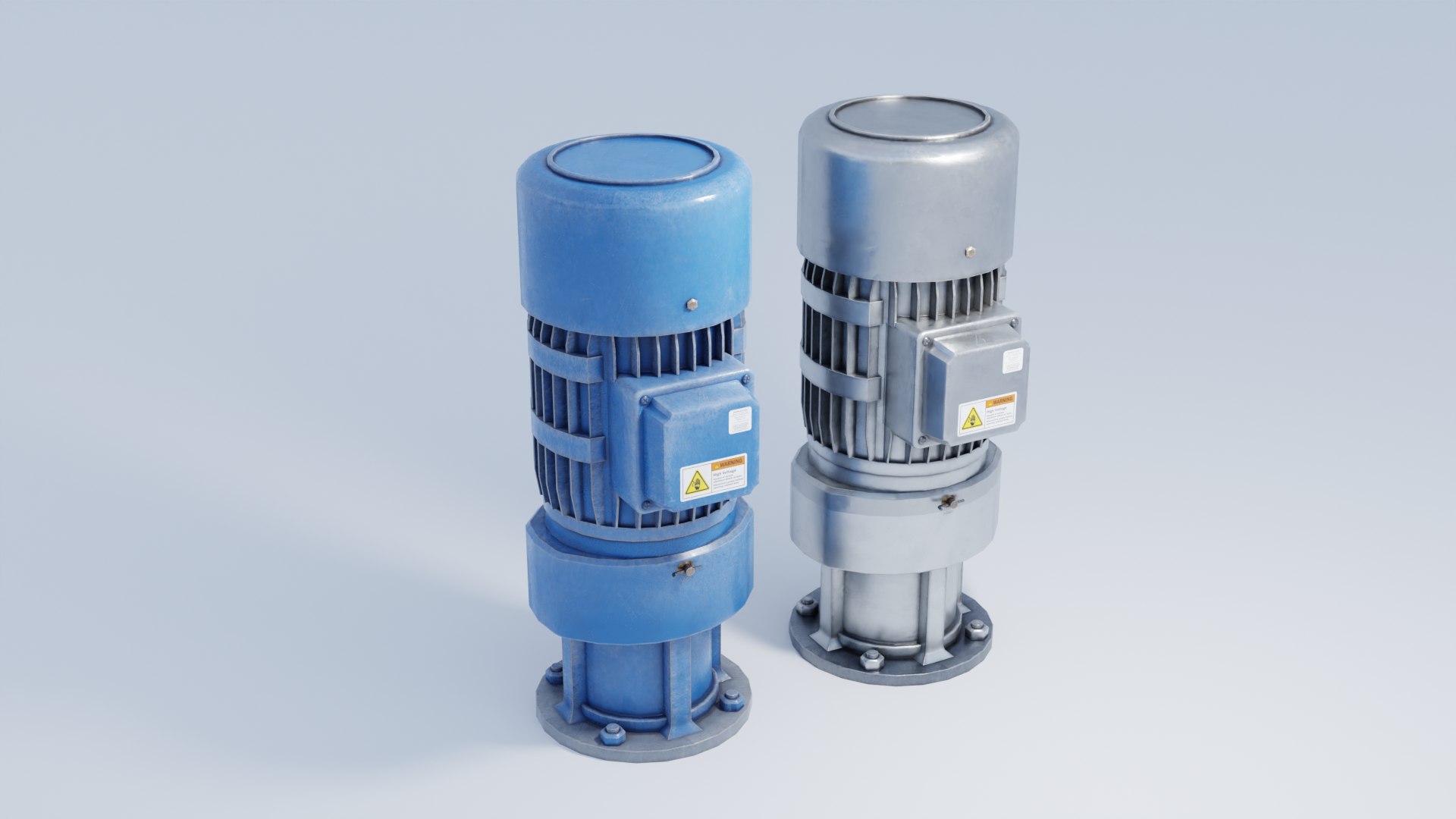 Industrial Motor 4K And 2K Textures 3D Model - TurboSquid 2078356