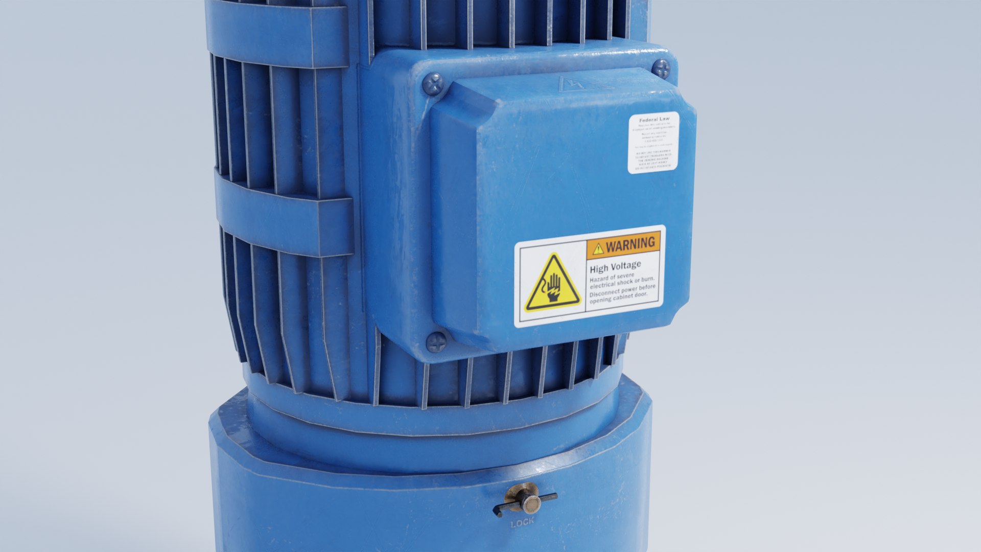 Industrial Motor 4K And 2K Textures 3D Model - TurboSquid 2078356