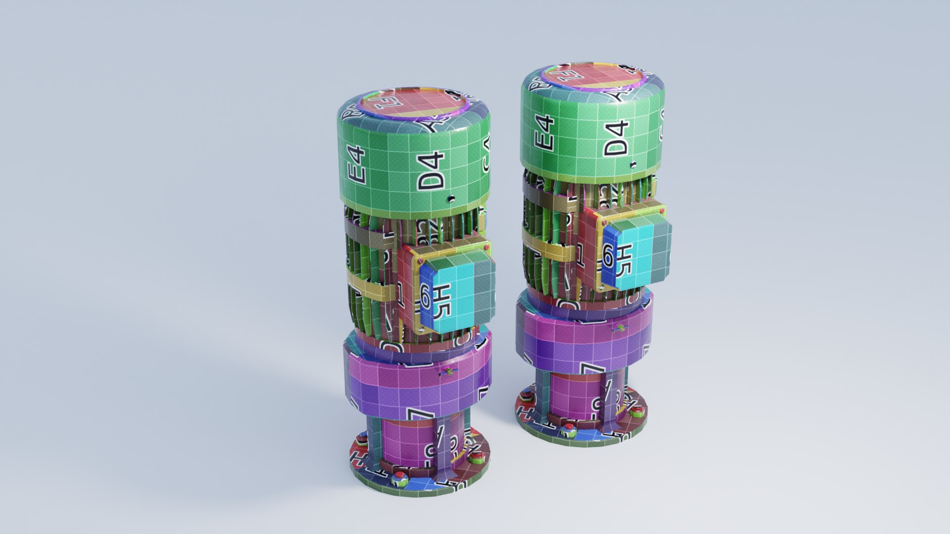 Industrial Motor 4K And 2K Textures 3D Model - TurboSquid 2078356