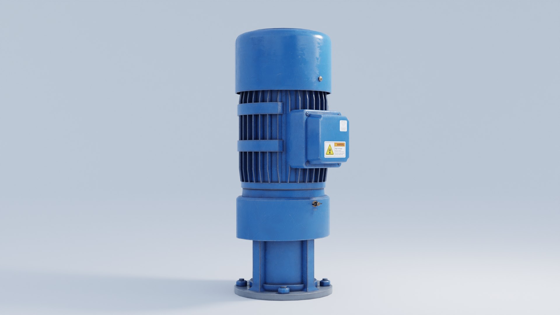 Industrial Motor 4K And 2K Textures 3D Model - TurboSquid 2078356