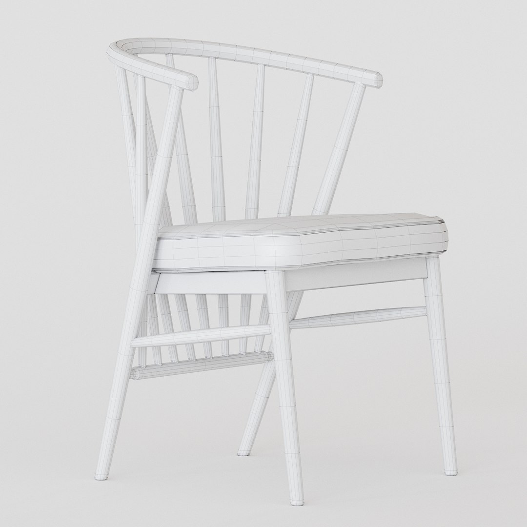 Jenny chair 3D model - TurboSquid 1293129