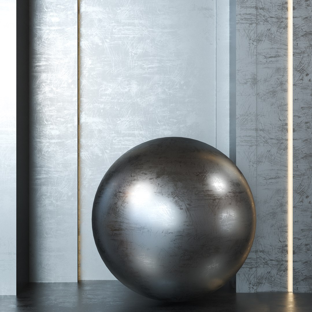 3D 4k Iron PBR Material - 4 Patterns - Multi-Engine Ready - TurboSquid ...